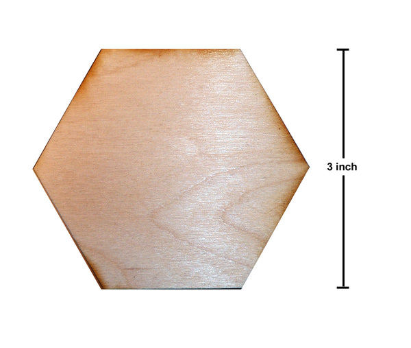 3 Inch Hexagon Plywood Miniature Bases – TRE Games