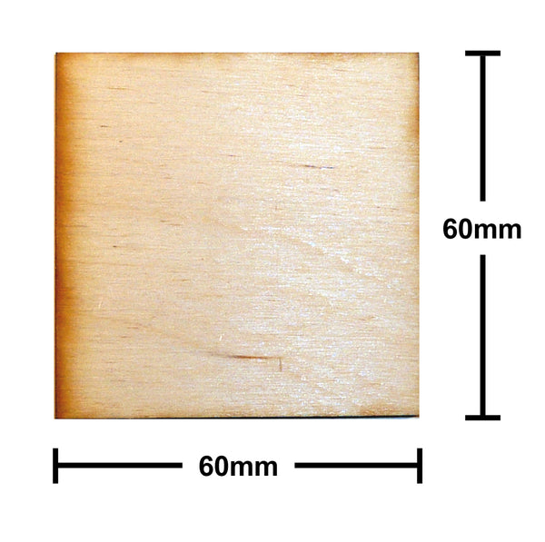 60mm x 60mm Plywood Miniature Bases – TRE Games