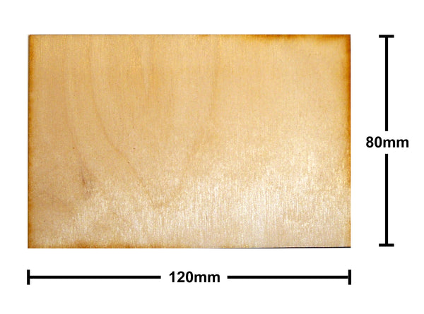 80mm x 120mm Plywood Miniature Bases – TRE Games